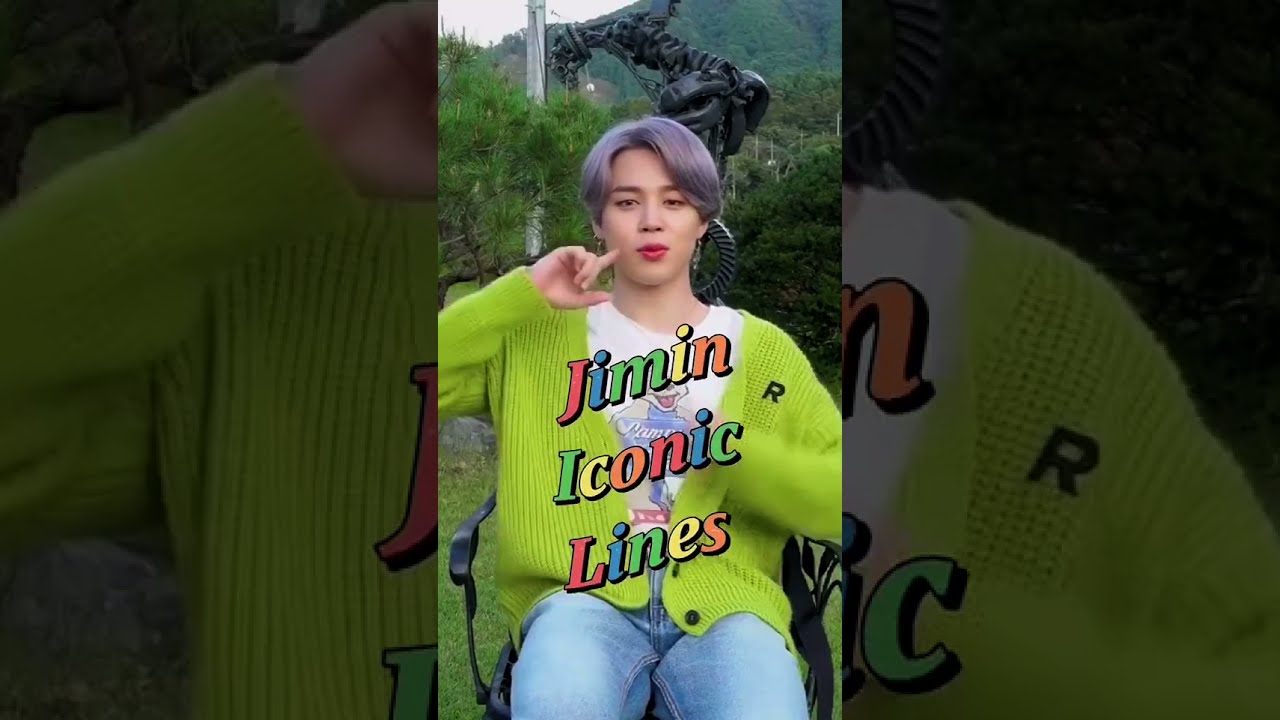 BTS jimin iconic lines - YouTube