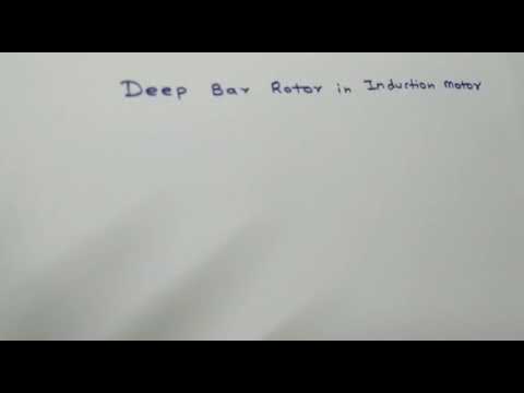 Deep bar rotor in induction motor - YouTube