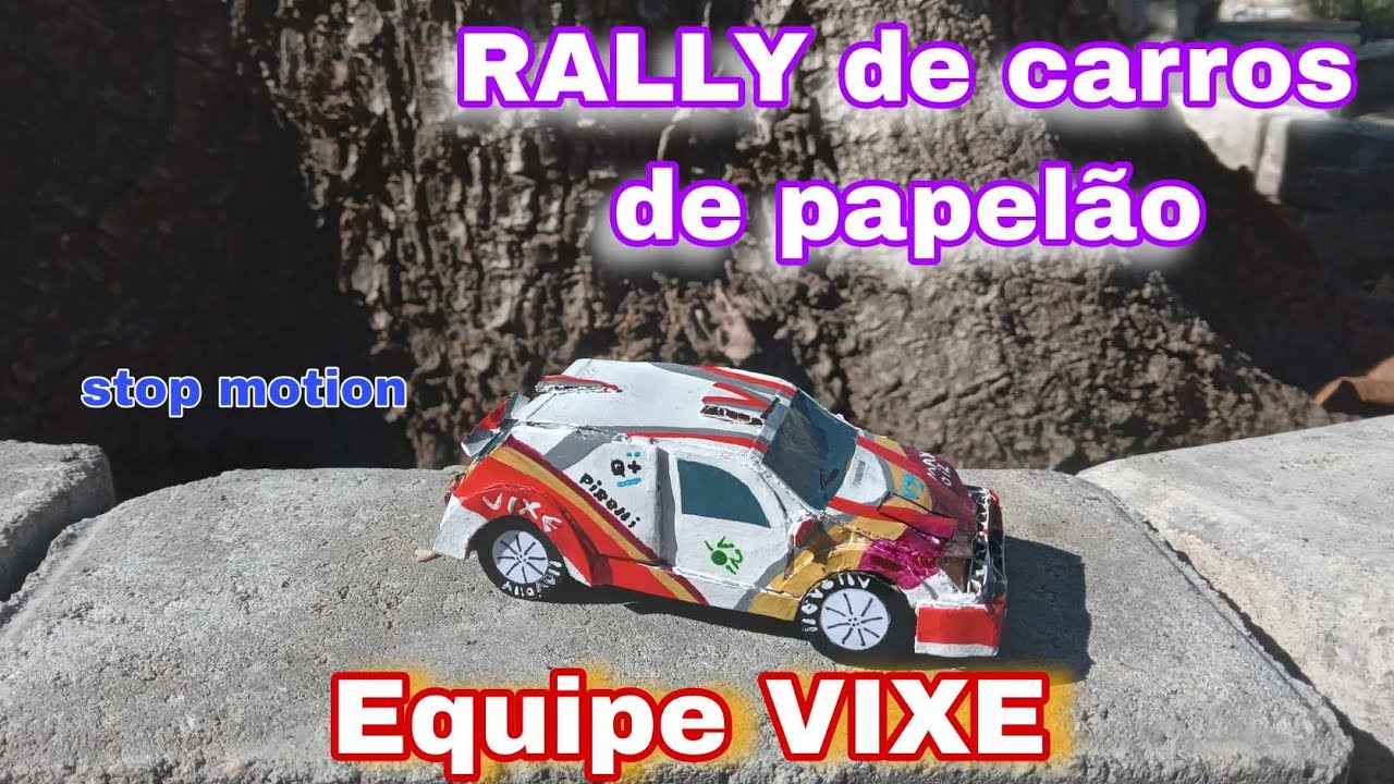 N. 01 Rally de carros de papelão "equipe VIXE" / Rally carboard cars ...