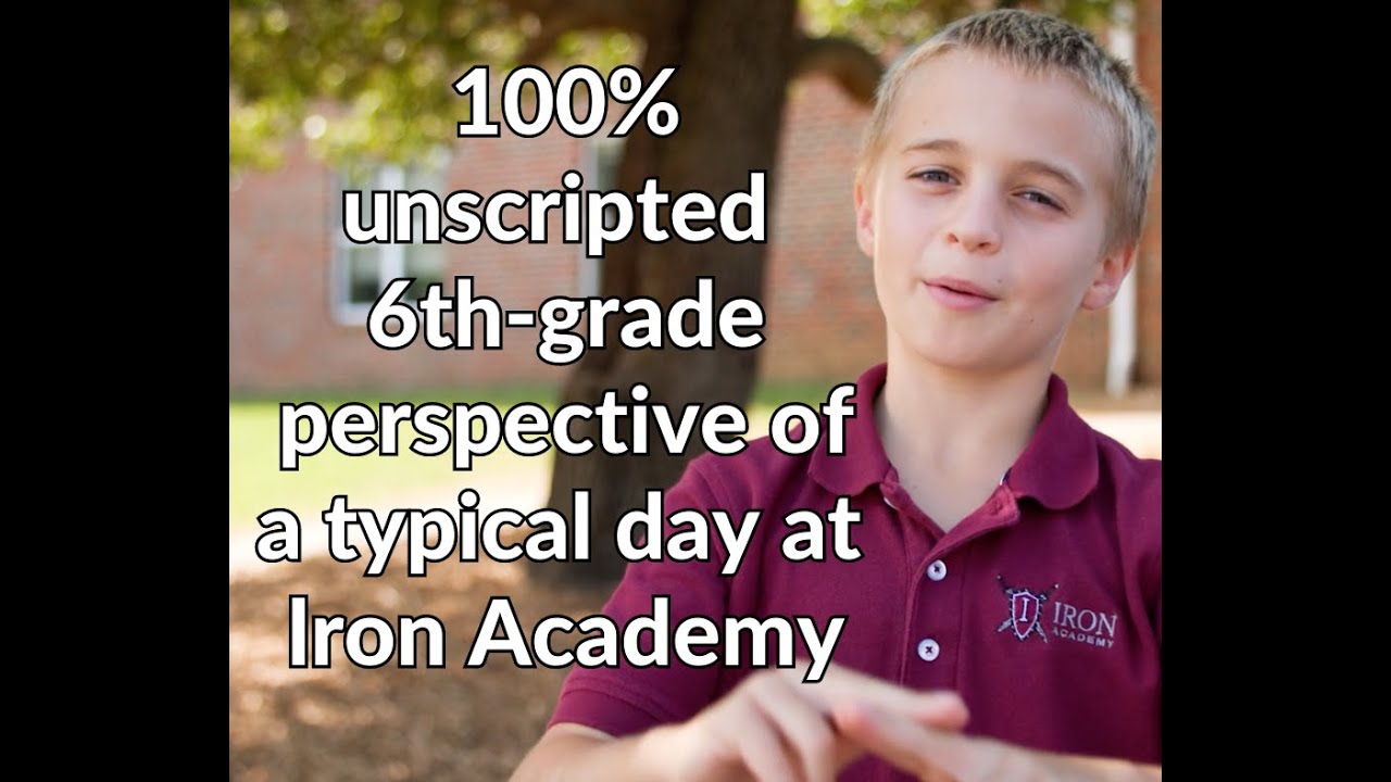 A day in the life of a 6th grader at Iron Academy - YouTube