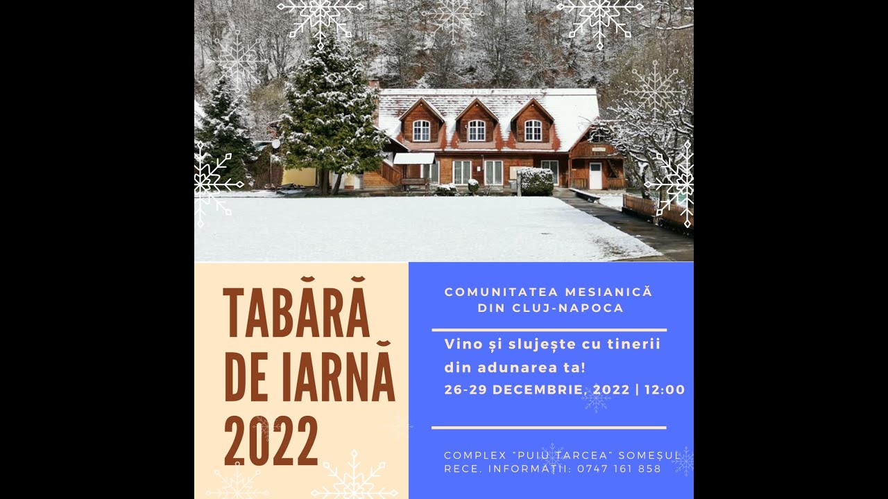 SUSTINE TINERII - TABARA DE IARNA 2022 - SOMESUL RECE - YouTube