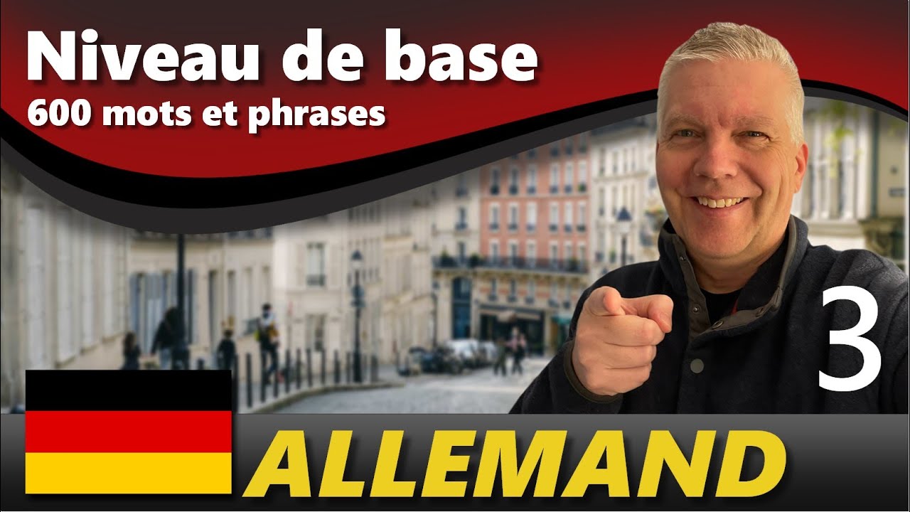 Apprendre l'ALLEMAND │ Niveau de base │ 600 mots et phrases - YouTube
