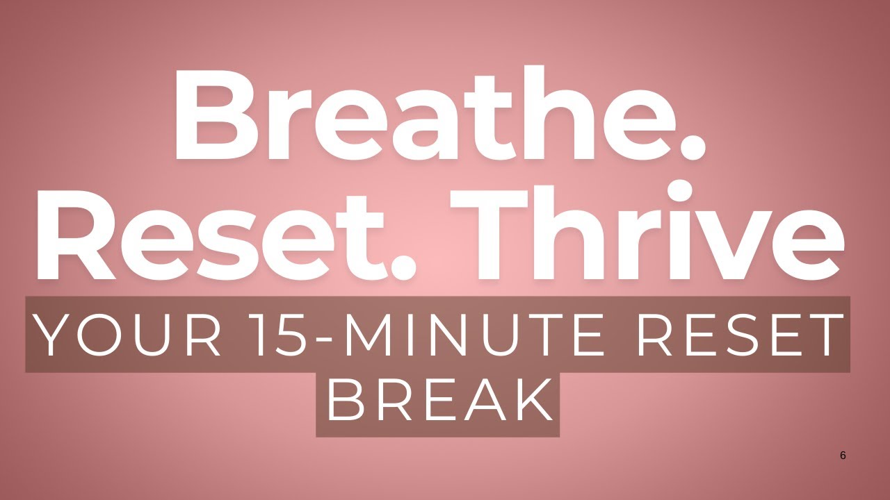 Press Reset: A 15-Minute Guided Meditation for Stress Relief - YouTube