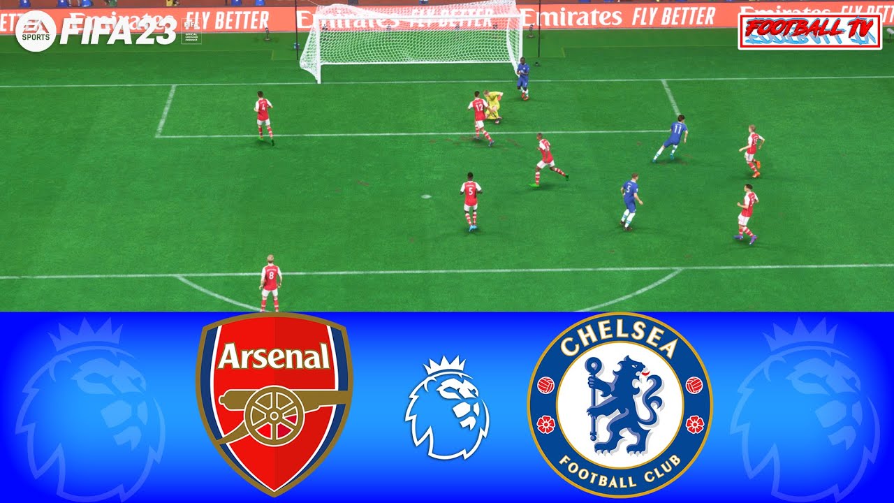 FIFA 23 - Arsenal vs Chelsea - Premier League 2023 - Saka vs Felix ...