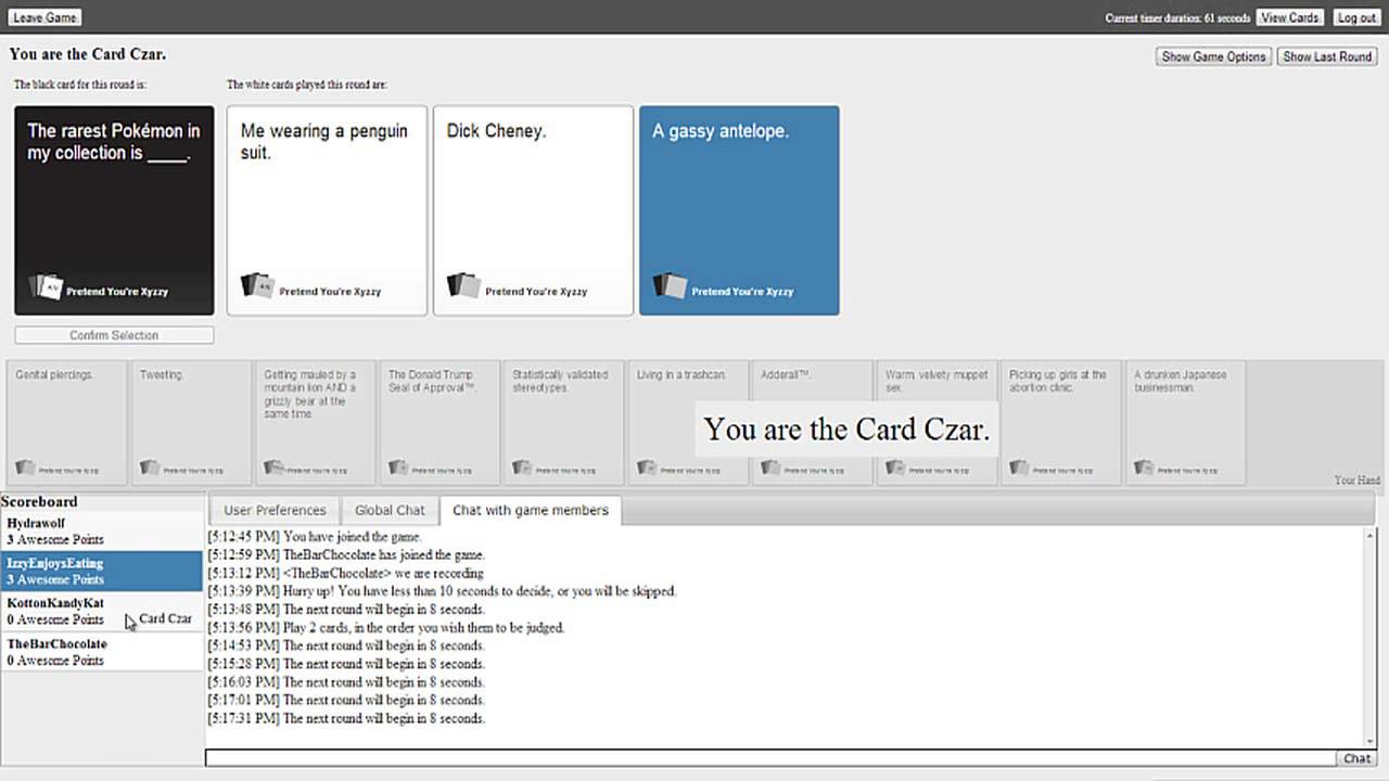 Pretend You're Xyzzy - Part 1 - YouTube Pretend You're Xyzzy - Part 1 - YouTube