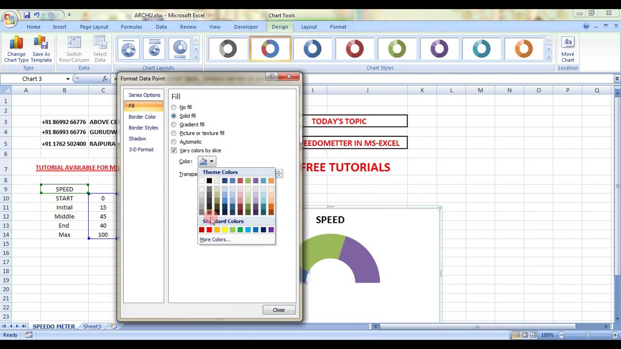 Computer Education Free In Hindi For Everyone Speedometer In Excel YouTube computer-education-free-in-hindi-for-everyone-speedometer-in-excel-youtube