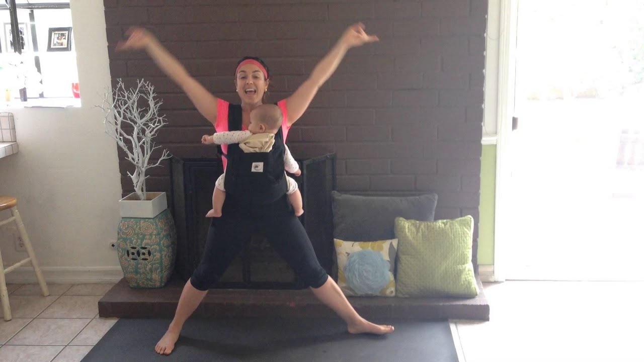 Yoga Barre & Baby Video #7 Warrior Series - YouTube