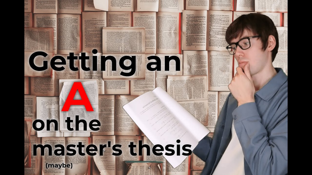 Master’s thesis tips from an associate professor - YouTube