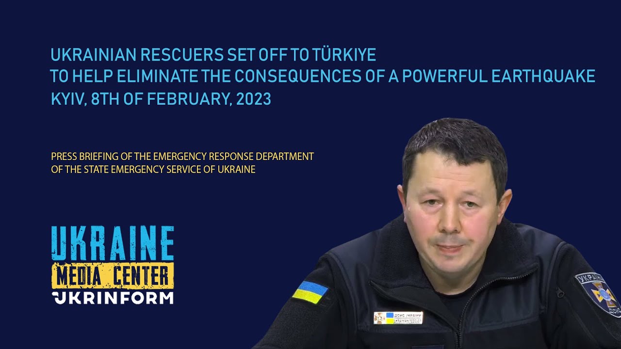 Volodymyr Demchuk, Director of the Emergency Response Department of the SES of Ukraine - YouTube