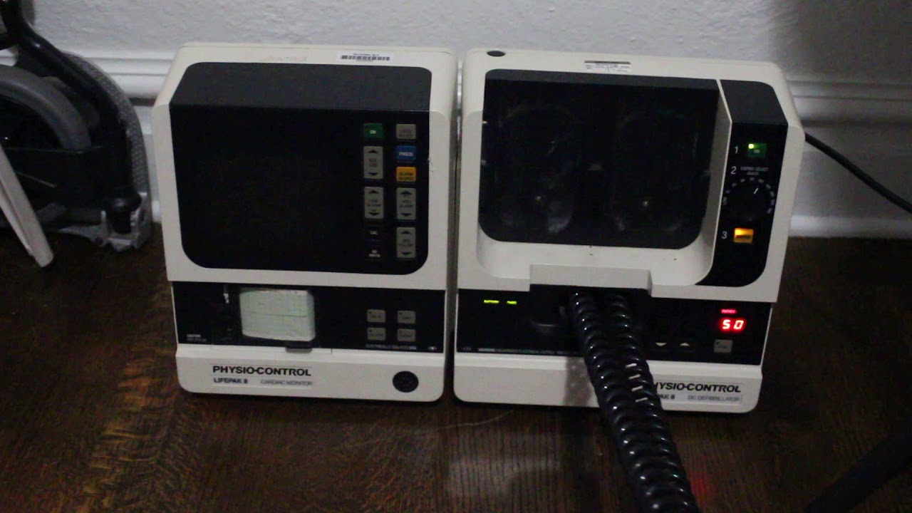 Physio-Control Lifepak 8 Defibrillator - YouTube