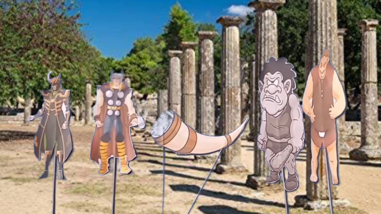 Thor at Loki sa Mundo ng Mga Higante Puppet Show. - YouTube