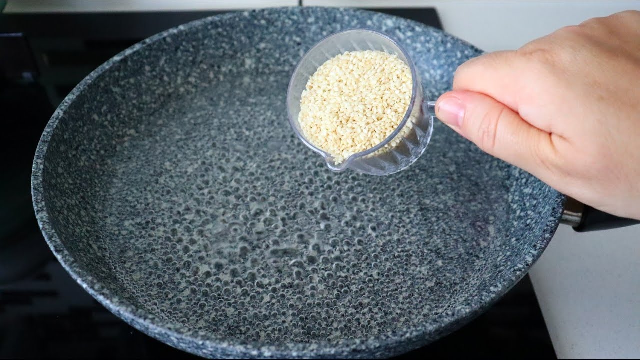 The whole world will talk about my recipe😱 Sesame seeds in boiling ...