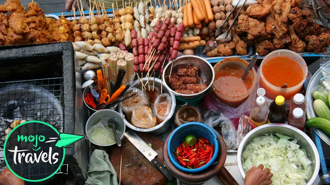 Top 10 Best Street Food Cities Around the World - YouTube