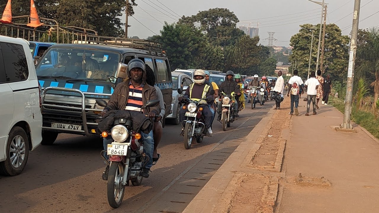 How Ggaba Road Looks From The Kampala Flyover Project - YouTube
