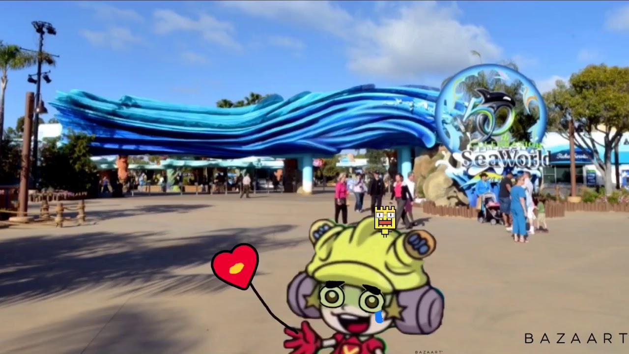 9-Volt & Fronk Goes to SeaWorld (Take that Heart Balloon and 9-Volt ...