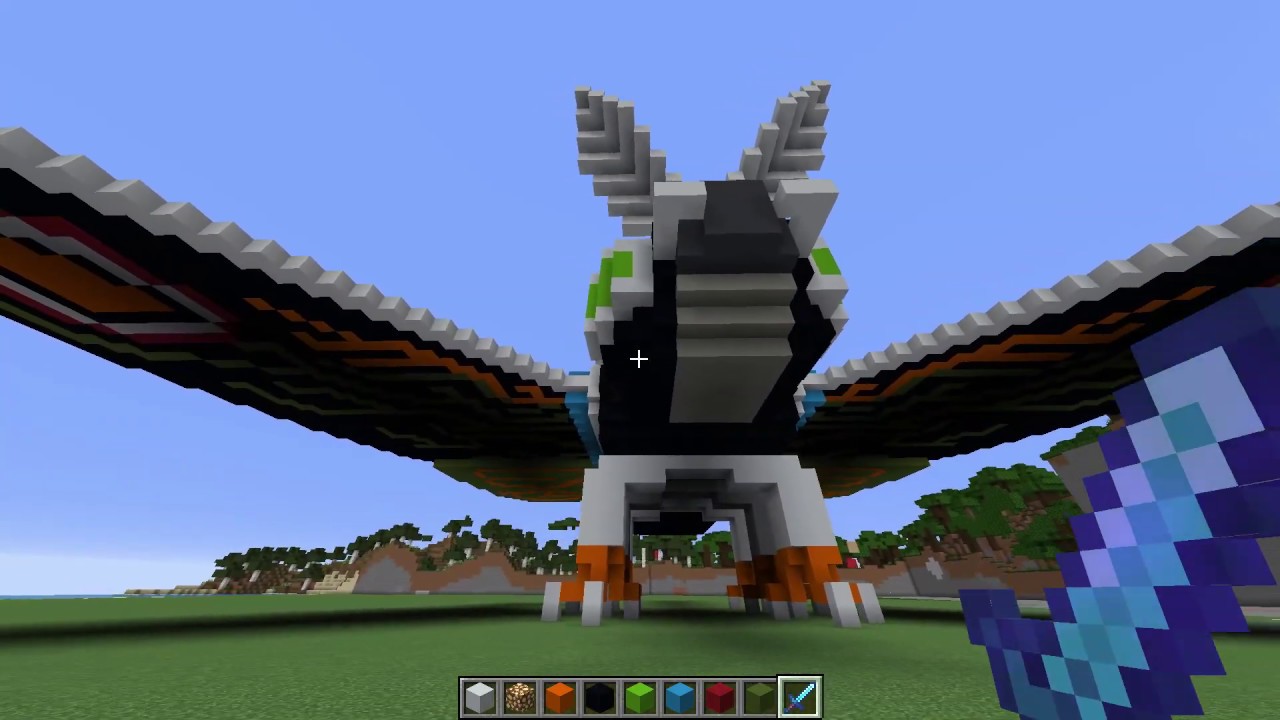 Mothra in Minecraft - YouTube