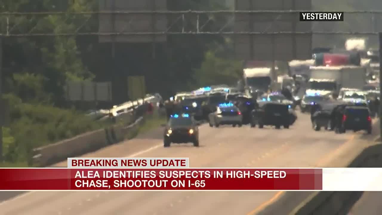 ALEA identifies suspects in high speed chase, shootout on I-65 - YouTube