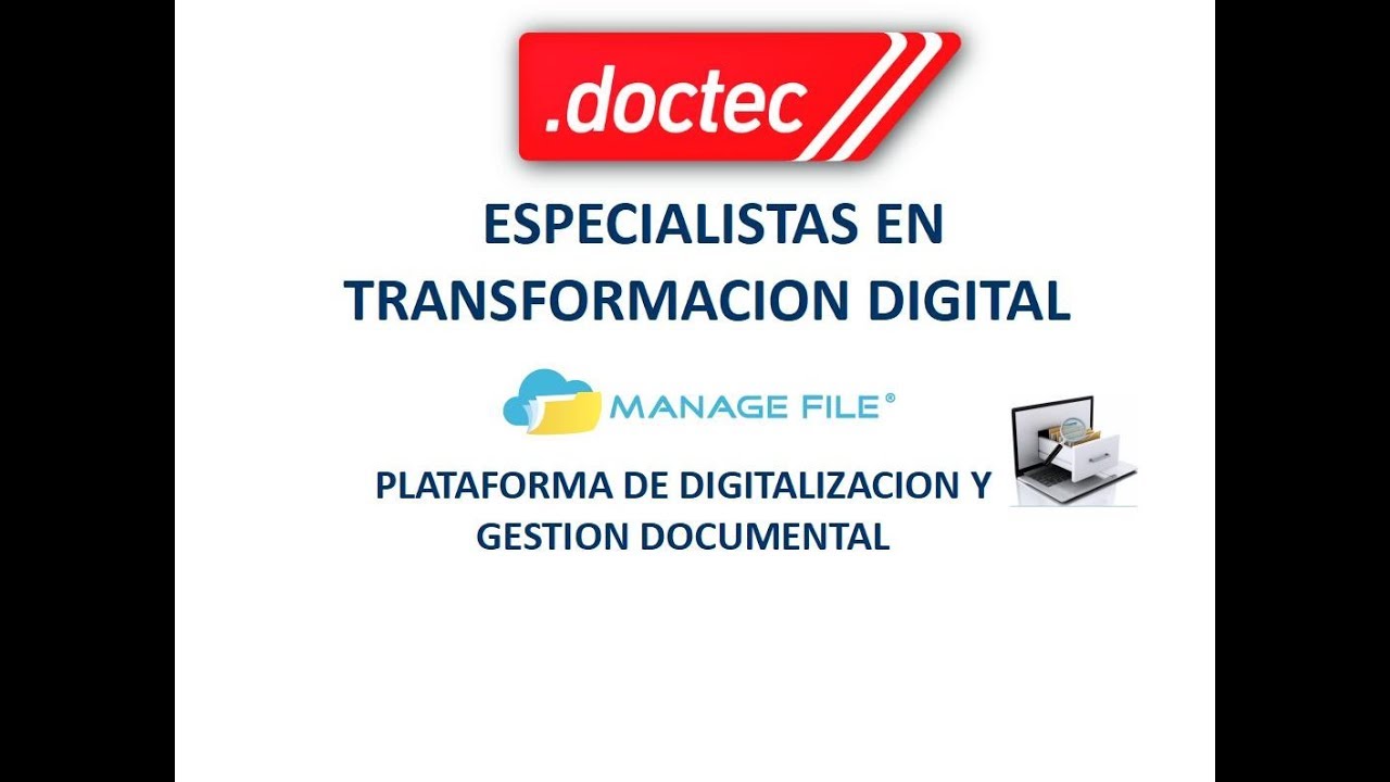 Transformación digital - Gestión Documental - www.doctec.com.ar - YouTube