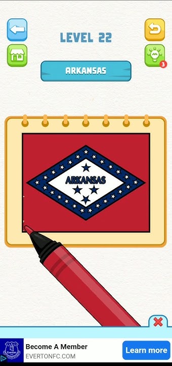 Arkansas. USA. Flag Painting Puzzle - YouTube