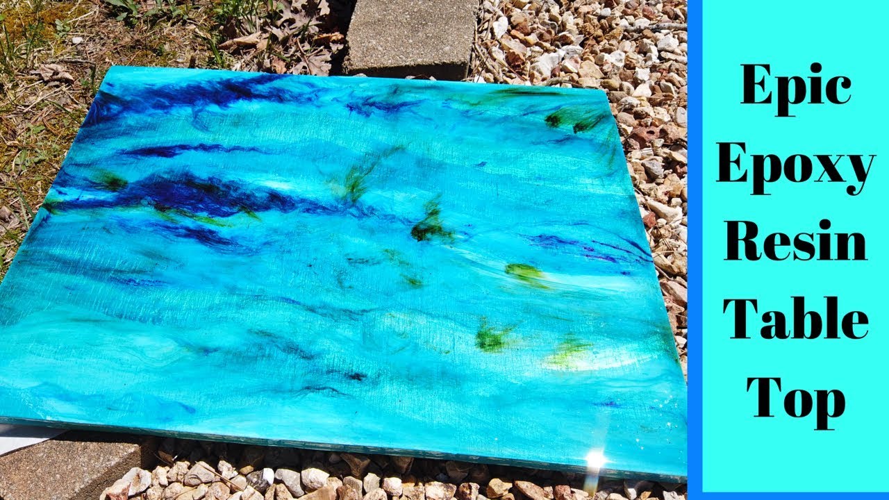 How I made this Epoxy Resin Table Top - for my Van/RV - YouTube