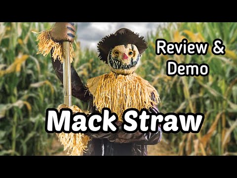 Mack Straw Review & Demo Spirit Halloween 2024 Animatronic - YouTube