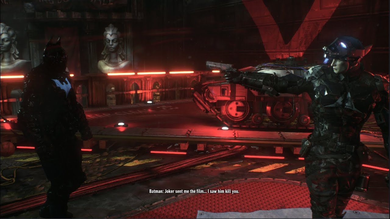 Batman Arkham Knight Tron Beyond 2039 Batwing Mod Arkham Knight/Red ...