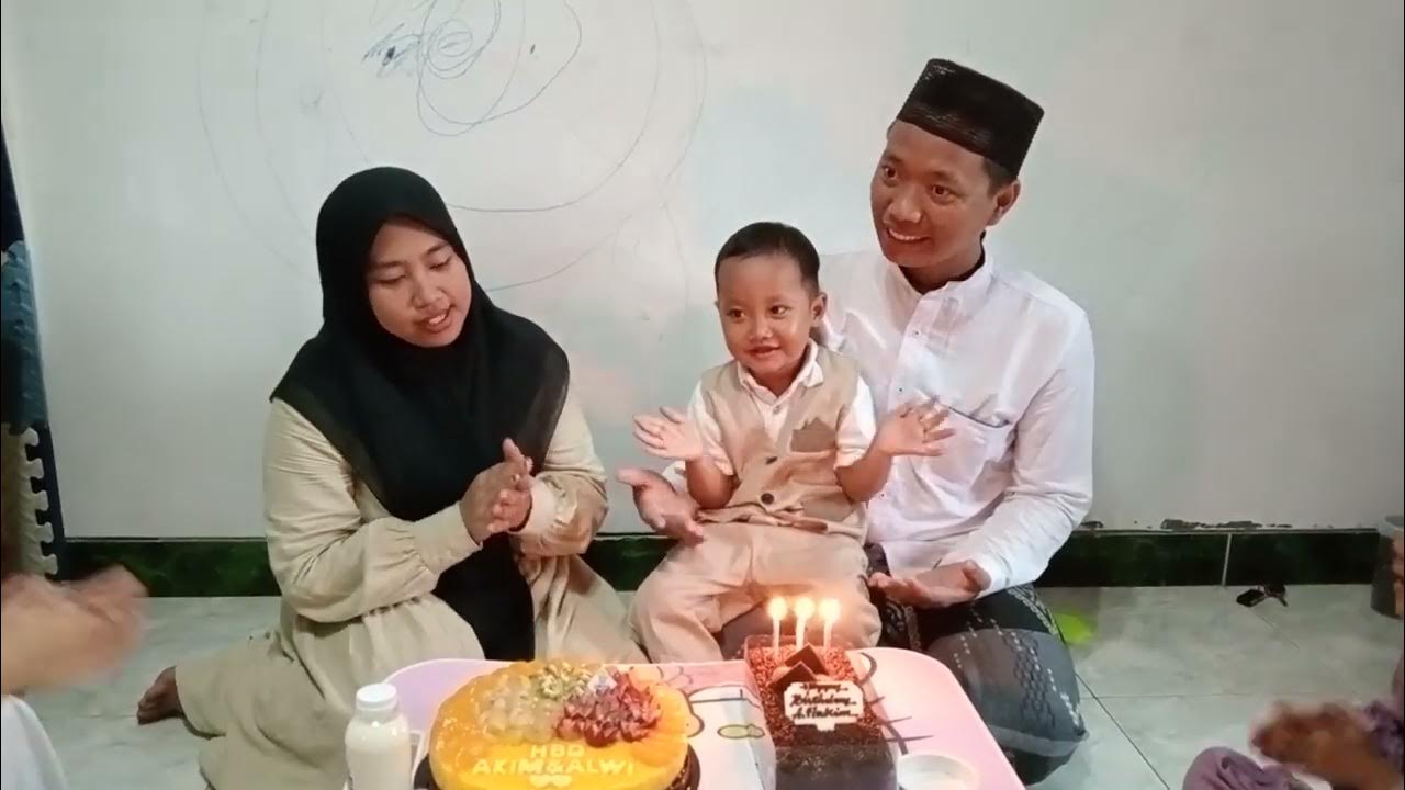 Ulang tahun Adek Hakim yang ke 4 Thn - YouTube