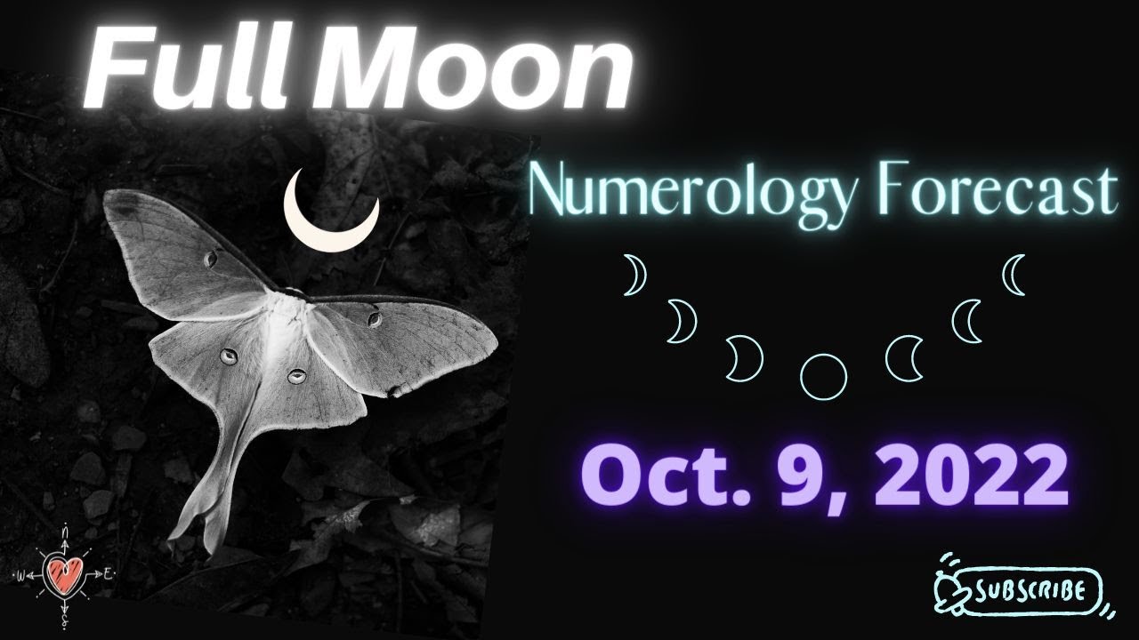 FULL MOON *Numerology/Energy* Forecast - October 9, 2022 #numerology # ...