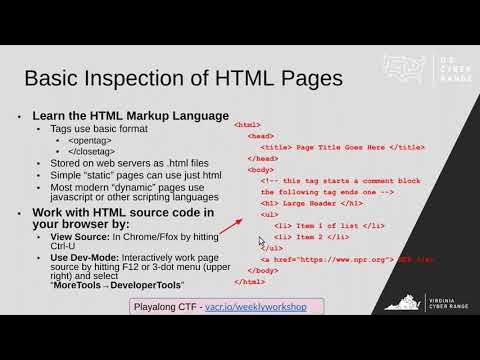 Introduction to Web Challenges - YouTube