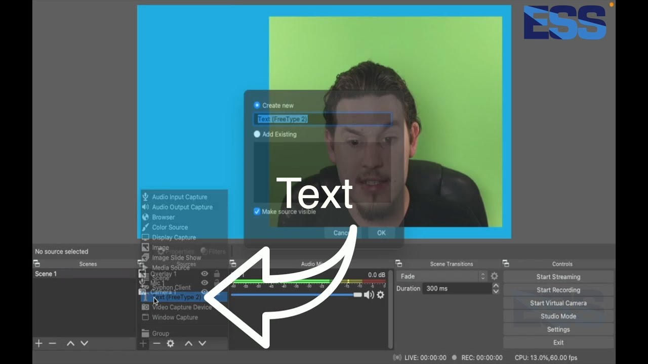 ESS - How to add a Border / Overlay in OBS - YouTube