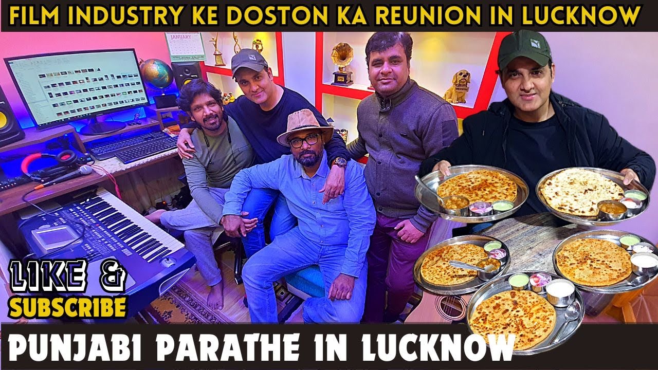 PUNJABI FOOD IN LUCKNOW | LUCKNOW FOOD TOUR | FAMOUS PARATHE IN LUCKNOW ...
