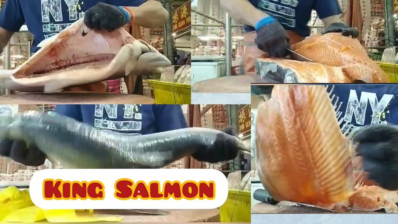 PAGFIFILLET AT PAGTANGGAL NG TINIK NG KING SALMON FISH - YouTube