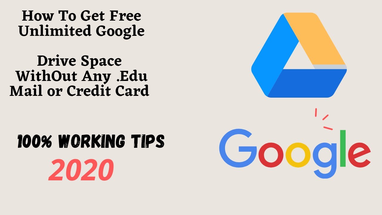 How To Get Free Google Drive Storage 2020 Increase Google Drive Space For Unlimited Lifetime how-to-get-free-google-drive-storage-2020-increase-google-drive-space-for-unlimited-lifetime