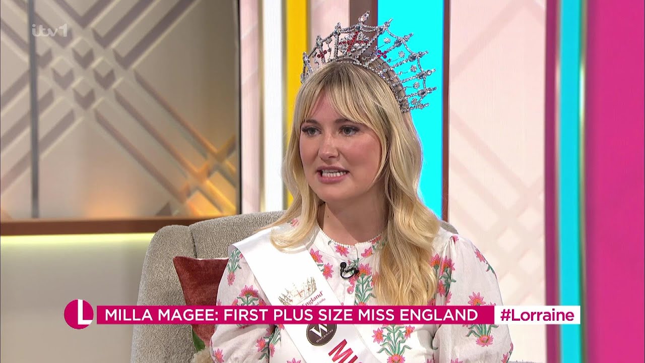 Milla Magee (First Plus-Size Miss England) On Lorraine [24.05.2024 ...