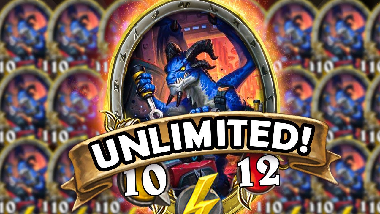 UNLIMITED EFFICIENT ENGINEERS! | Hearthstone Battlegrounds - YouTube