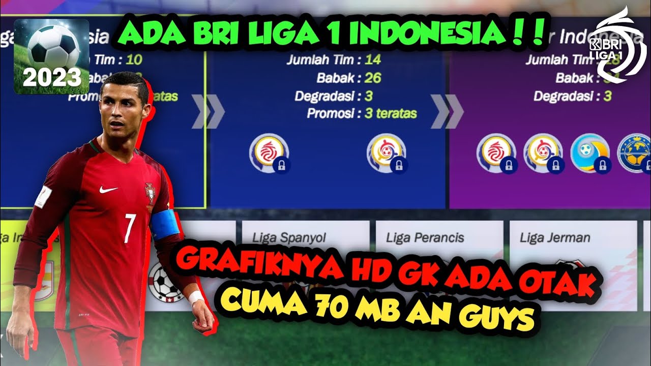 Cuman 70Mb an | Game Sepakbola Ada BRI Liga 1 & Kompetisi Lainnya ...