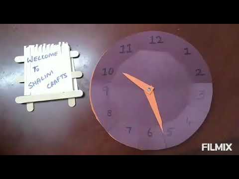 How to make Clock for Kids / DIY Clock - YouTube
