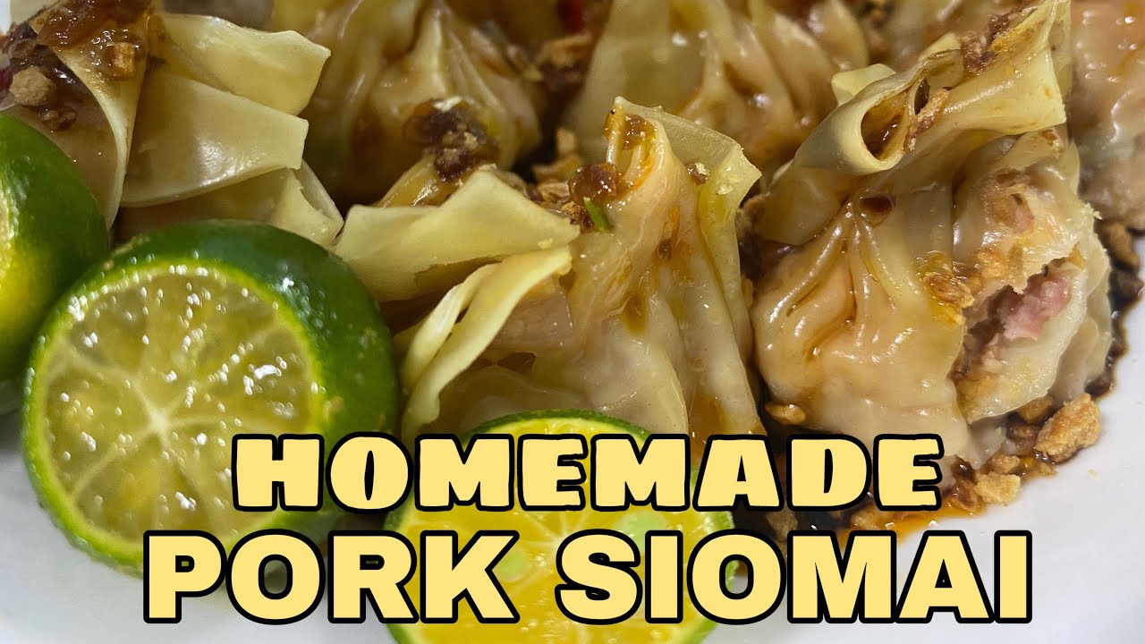 Homemade Pork Siomai Tipid Hacks Perfect Merienda Easy Siomai