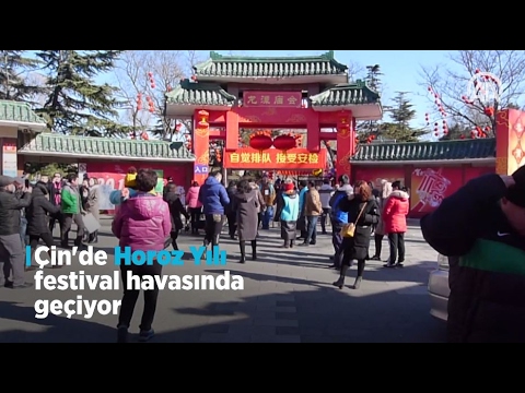 Çin'de Horoz Yılı festival havasında geçiyor