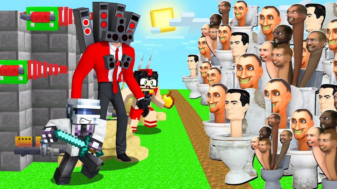 BUNKER SEGURO vs APOCALIPSIS de SKIBIDI TOILET en MINECRAFT 😱🚽 - YouTube