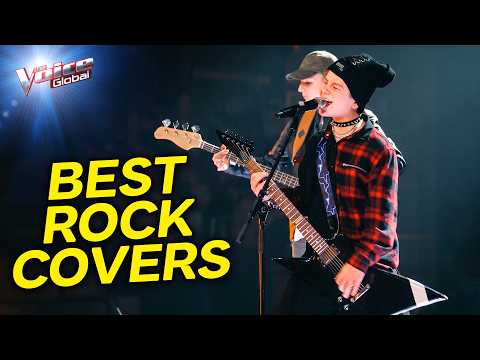 12 Rock & Metal Covers That Shook The Entire Studio | The Voice