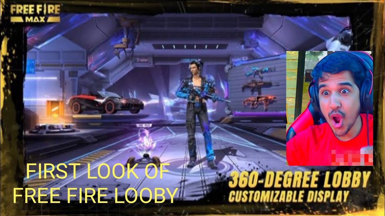 First look fo free fire max Lobby ll free fire MAX lobby की पहली झलक ...