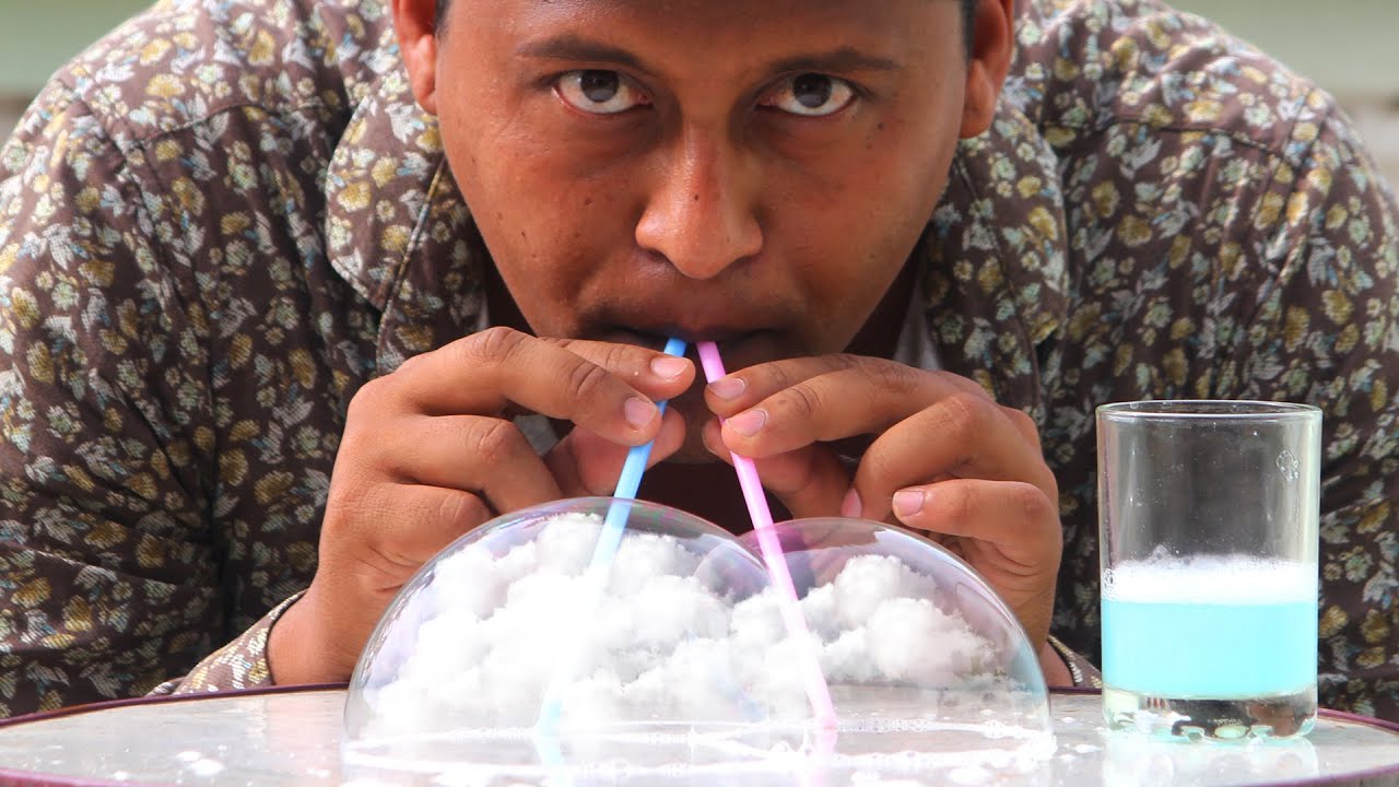 Amazing Smoke and Bubble Experiment at Home || Easy Science Experiment ...