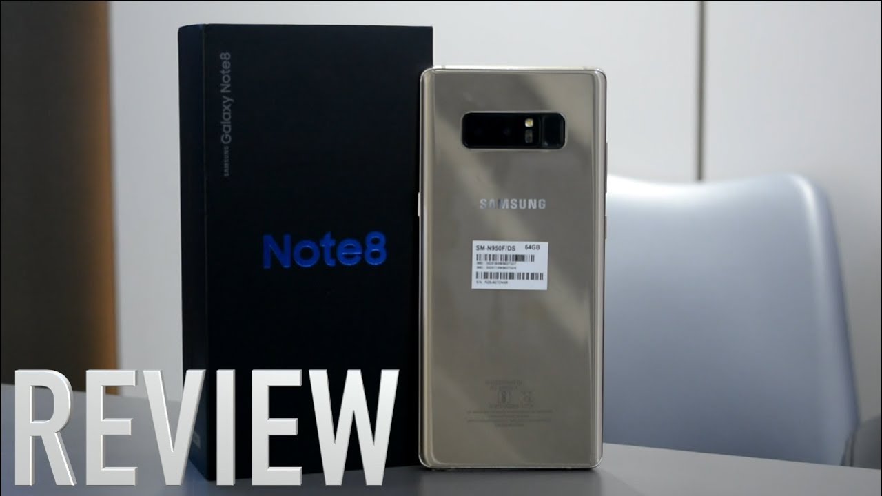 Samsung Galaxy NOTE 8 REVIEW (Maple Gold) - Part 1: Full Marks on ...