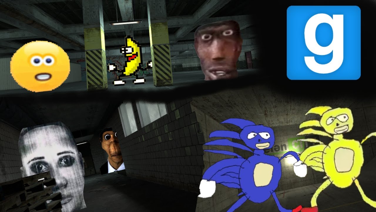 RUNNING FROM 10 NEXTBOTS - Garry's Mod - YouTube