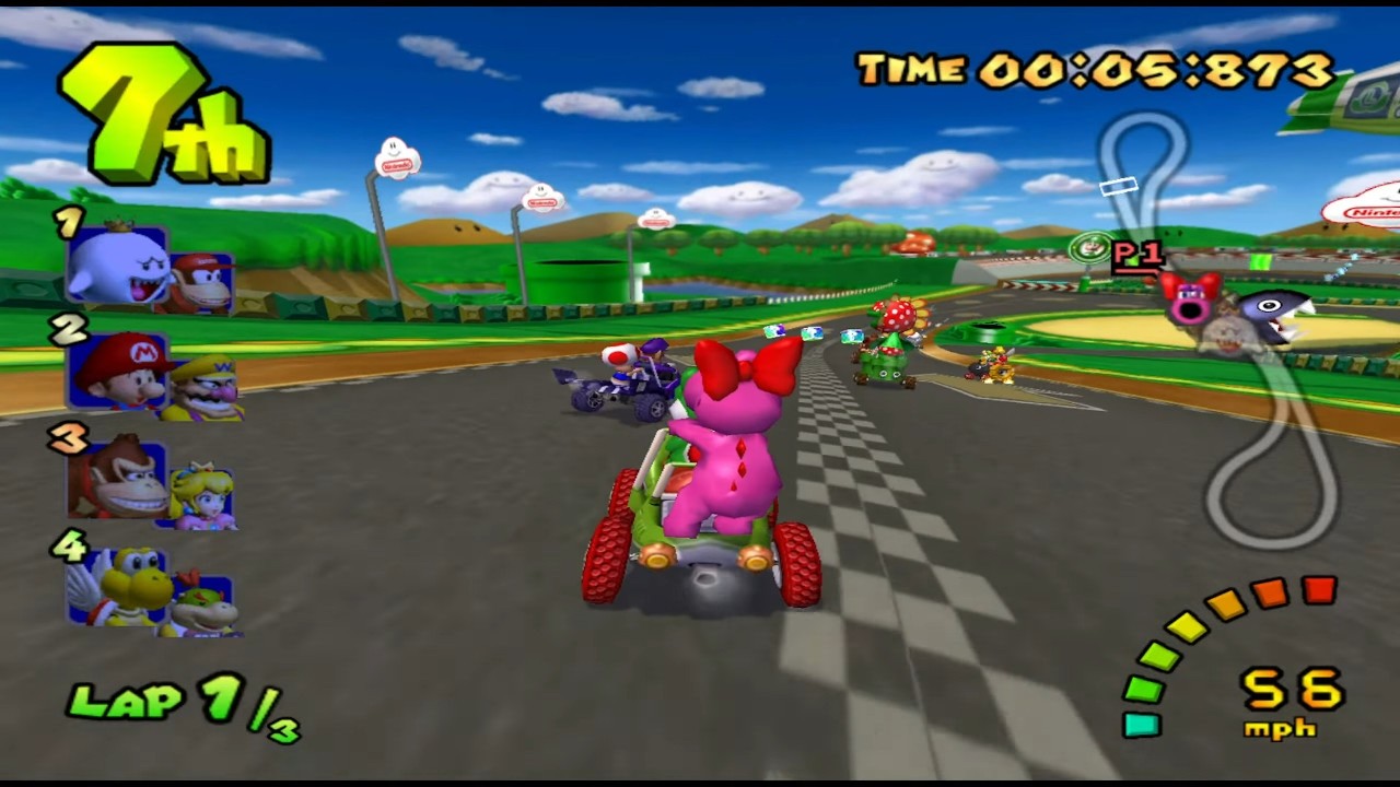 Mario Kart: Double Dash!! - 150cc All Cup Tour (Yoshi y Birdo) - YouTube