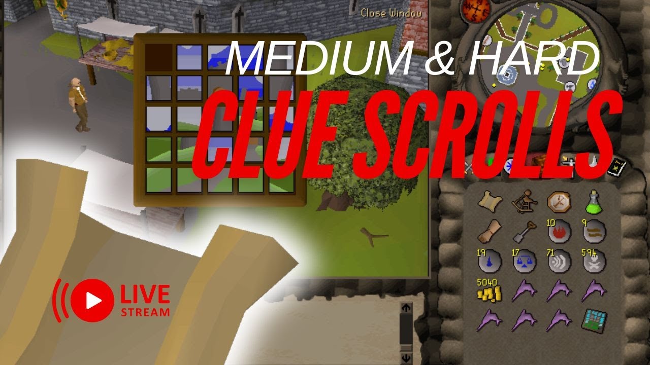 Runescape 2004 - Medium & Hard Clue Scrolls - YouTube
