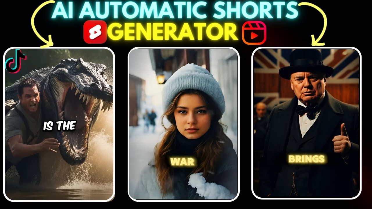 NEW AI SHORTS GENERATOR CAN CREATE MONETIZABLE SHORTS,TIKTOK&REELS ...