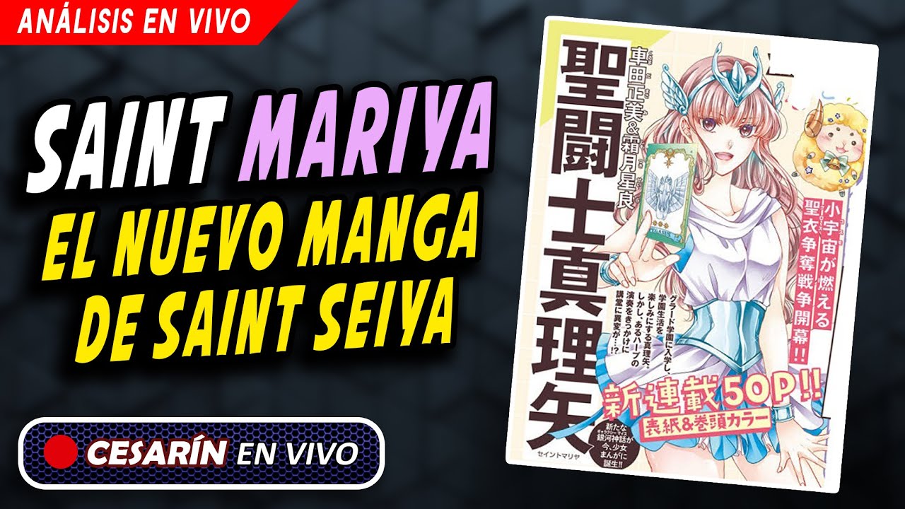 SANTA MARIA?! (Saint Mariya) ¿NUEVO MANGA DE SAINT SEIYA? WTF - YouTube