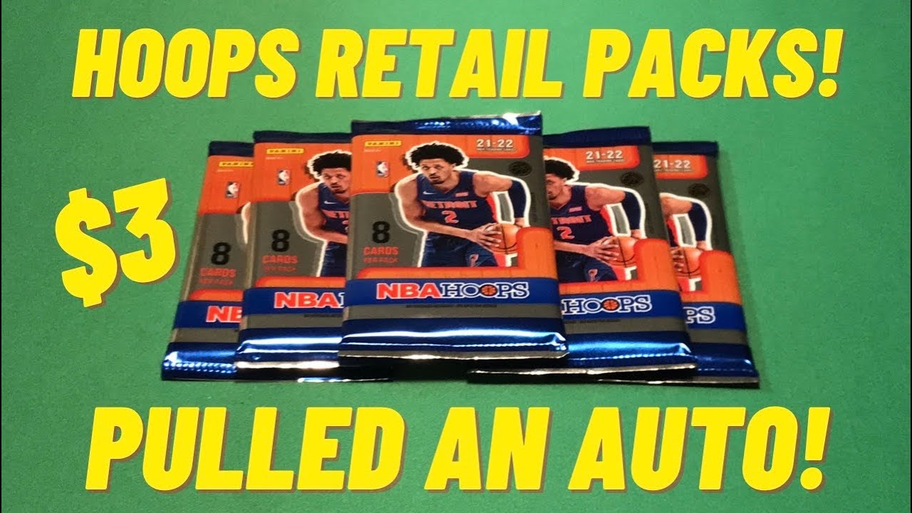2021-22 Panini Hoops Retail Pack Opening Review! AUTO! Sweet Foil Packs ...